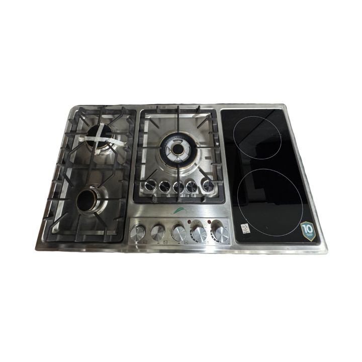 Signature 5907 TSBF 5-Burner Gas Hob Wok Burner Cast Iron Grates ...