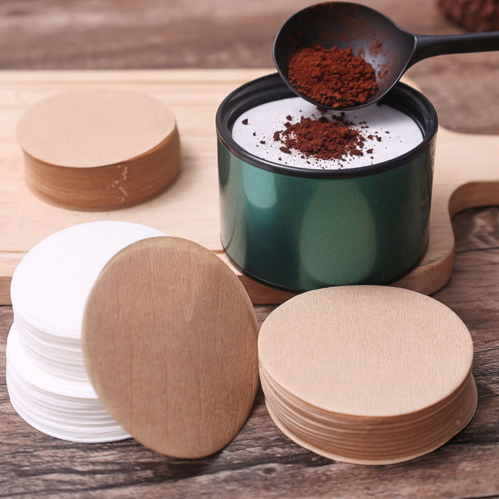 100Pcs Round Coffee Filter Paper 56mm 60mm For Espresso Coffee Maker ...