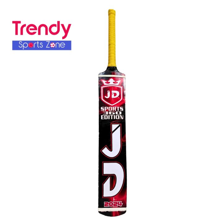 JD Sports 360 Edition Tape Ball Cricket Bat Full-Cane Original (2024 ...