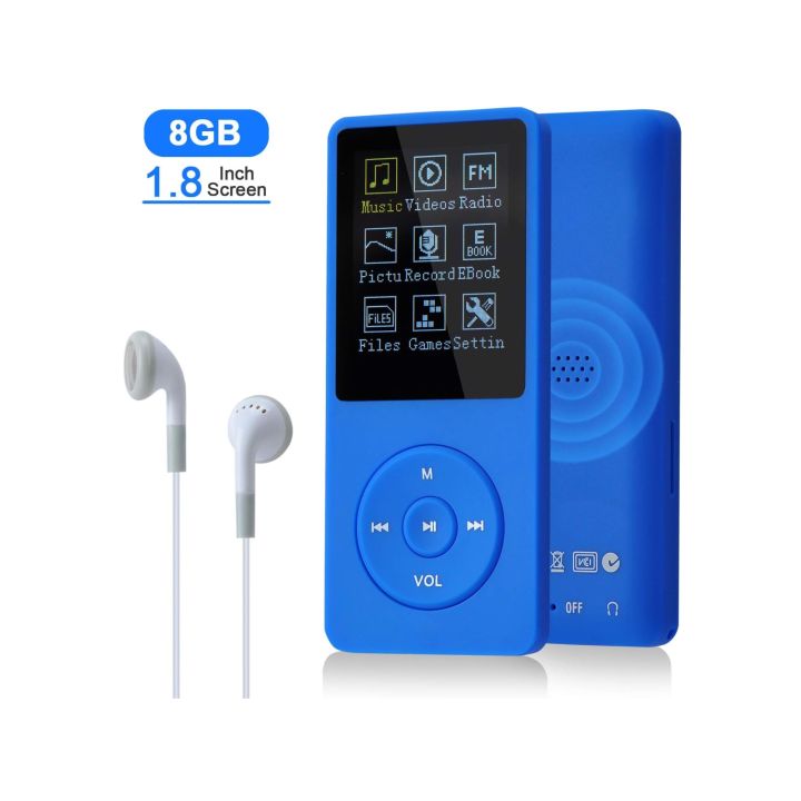 COVVY Slim Music Player 8GB Portable MP3 Player No Sound Lossless 70 ...