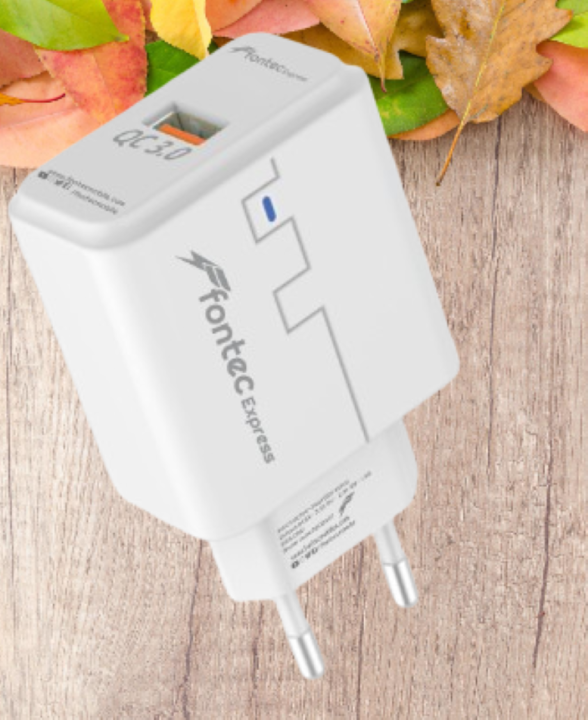 Fontec Express QC 3.0 Fast Charger – Single USB Wall Adapter for ...