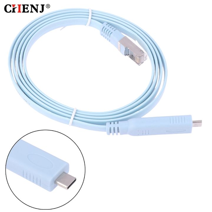 USB C 3.1 To RJ45 Console Cable FTDI Chip Serial Wire RS232 For Cisco ...