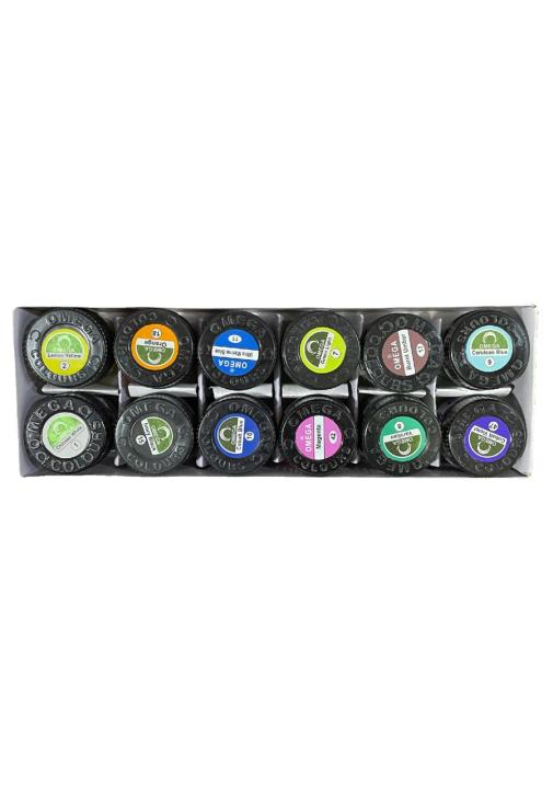 OMEGA Poster Color Set – 12 Bright & Opaque Colors for Artists ...