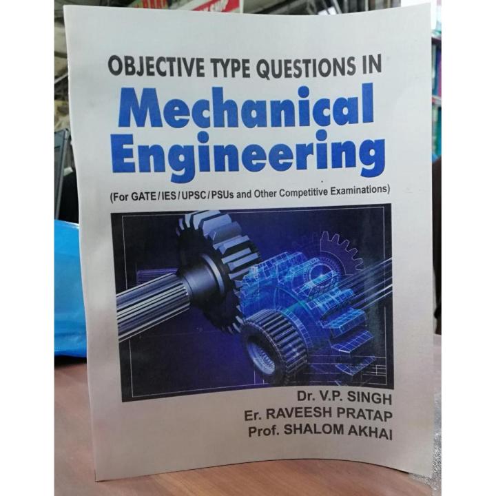 Objective Type Question -In Mechanical Engineering by V. P. Singh ...