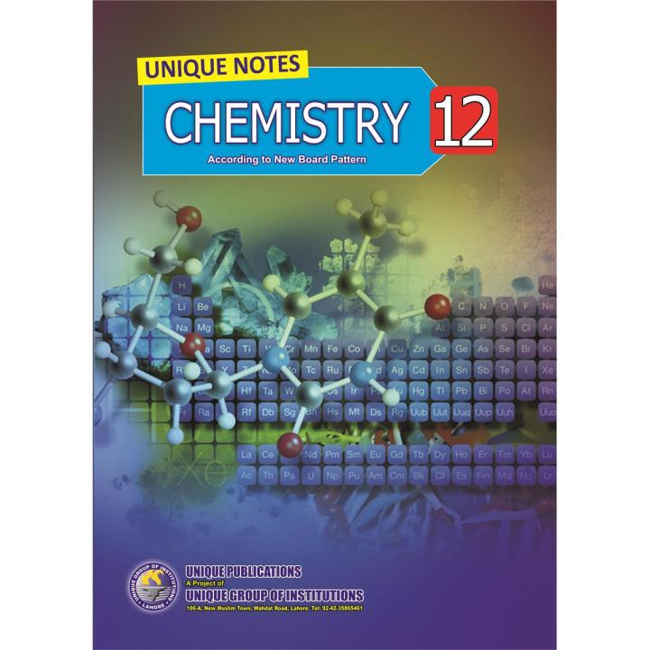 Unique Notes Chemistry 12 | Daraz.pk
