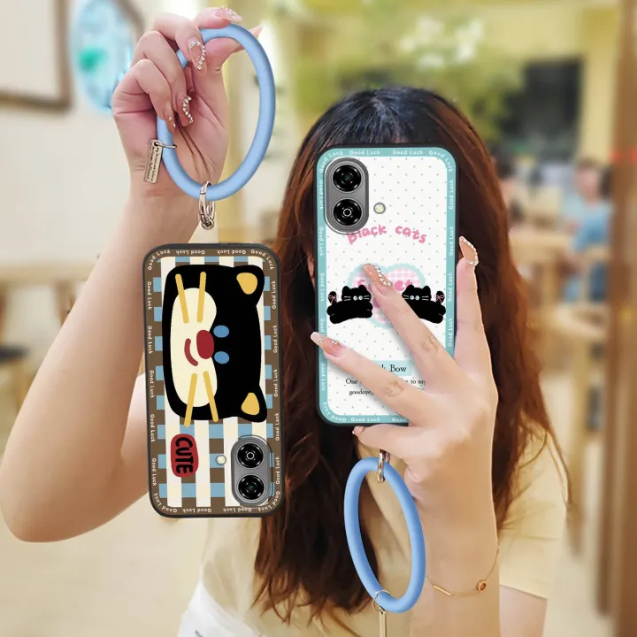 Solid Color Youth Phone Case For ZTE Blade A35e 6GB RAM 64GB Bracelet ...