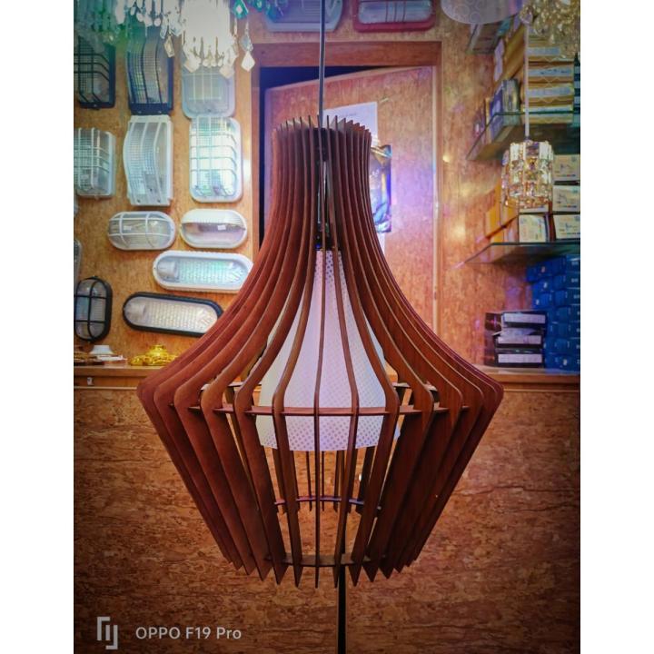 new wood hanging light best design ceiling light 1 light | Daraz.pk