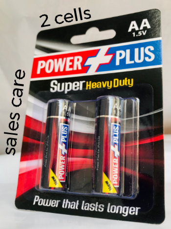 powerplus super heavy duty AA battery cells for toys wall clock etc ...