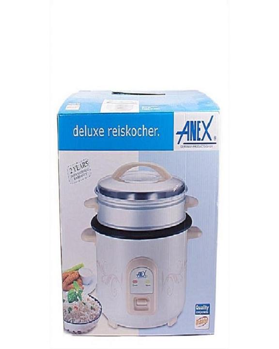 Anex AG-2023 - Deluxe Rice Cooker - White | Daraz.pk