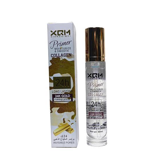 XQM 24k Gold Primer MOISTURIZE & SMOOTH COLLAGEN 24h LONG LASTING ...