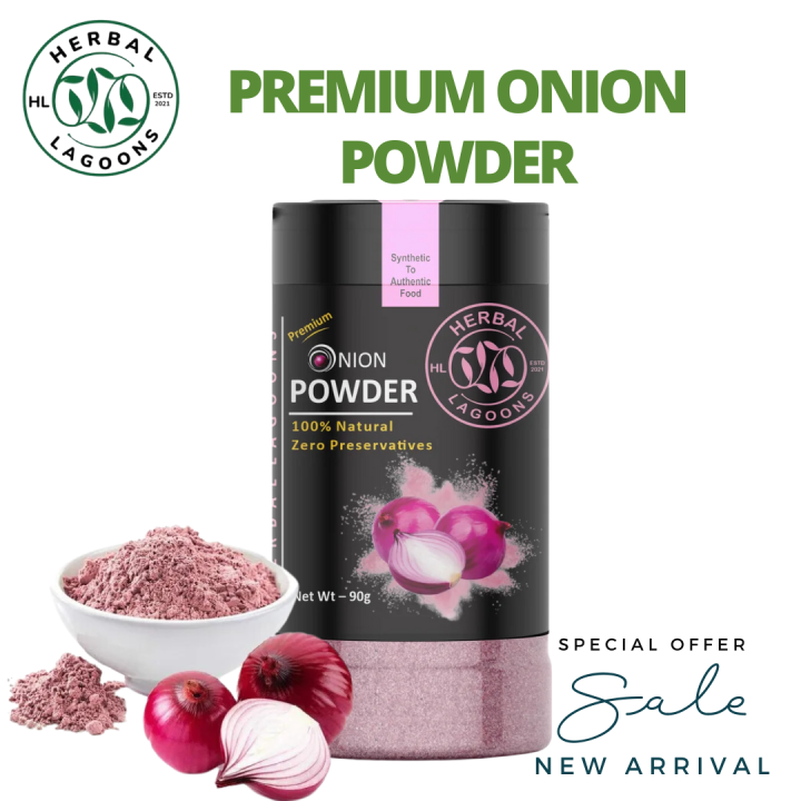 Herbal Lagoons - Premium Onion Powder - 90g | Daraz.pk