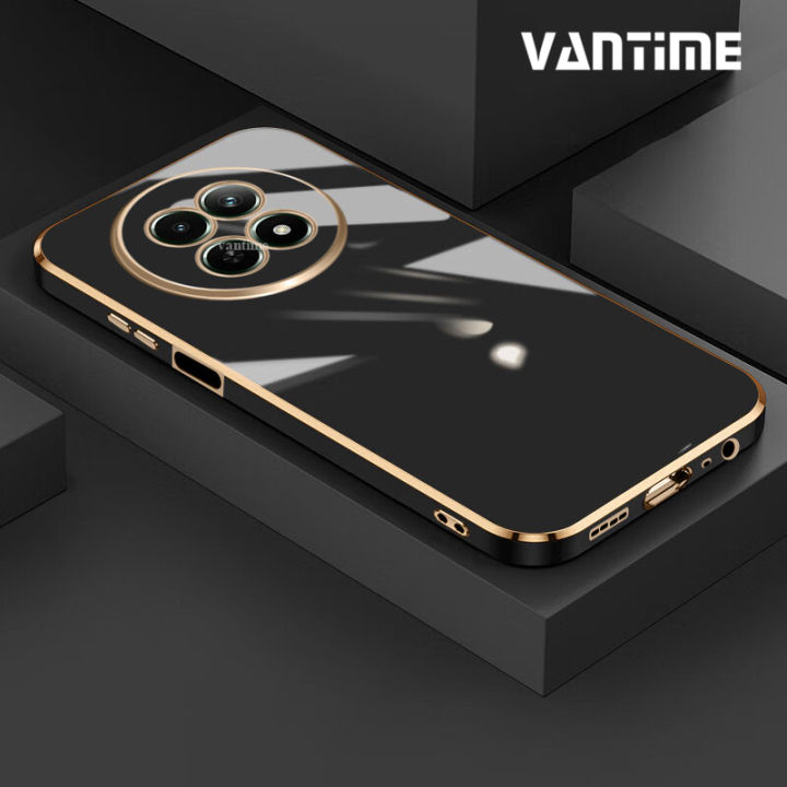 Vantime for Realme 12 / 12x 5G Soft Case Lens Protector 6D Glossy Slim ...