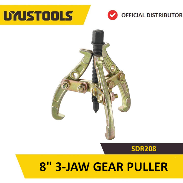 Heavy Duty 3 Jaw Gear Puller 40000N Pulling Force, 8 Inch High Strength ...
