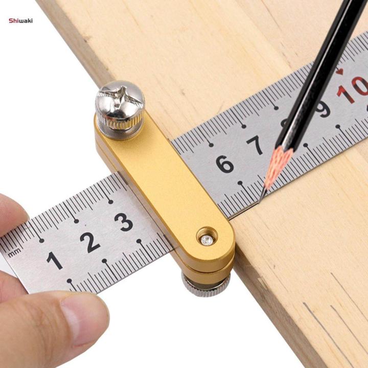 Aluminum Alloy Ruler Marking Locator Drawing Mark Line Gauge for ...