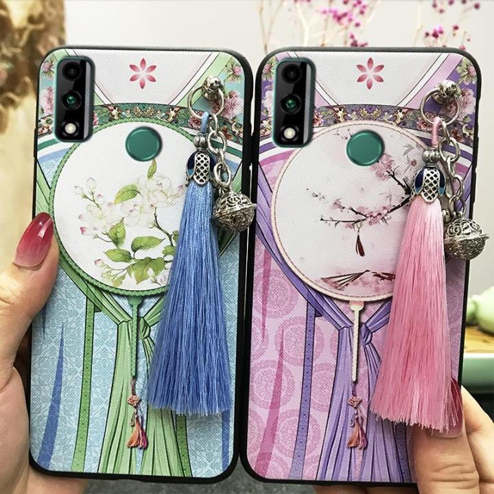 Chinese Style Back Cover Phone Case For Huawei Y8S Durable bell Dirt ...