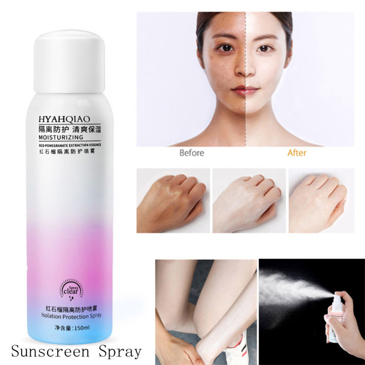 Sunscreen Spray Sunblock Cream Whitening UV Isolation Protection Skin ...