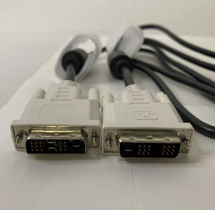 DVI Cable Male To Male 19 Pin 18+1 PC Monitor Display Video 1.5m Lead ...