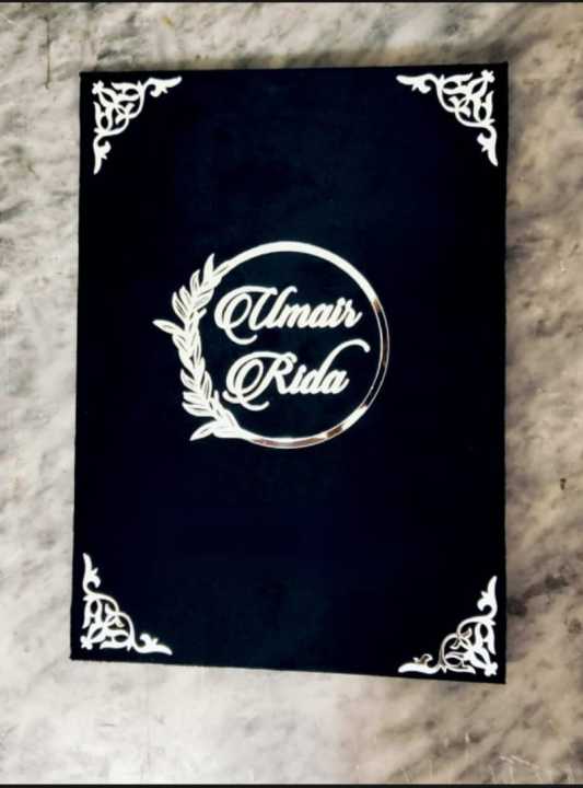 Customized Nikkah Booklet. Nikah Book. Personalized Nikah Booklet ...