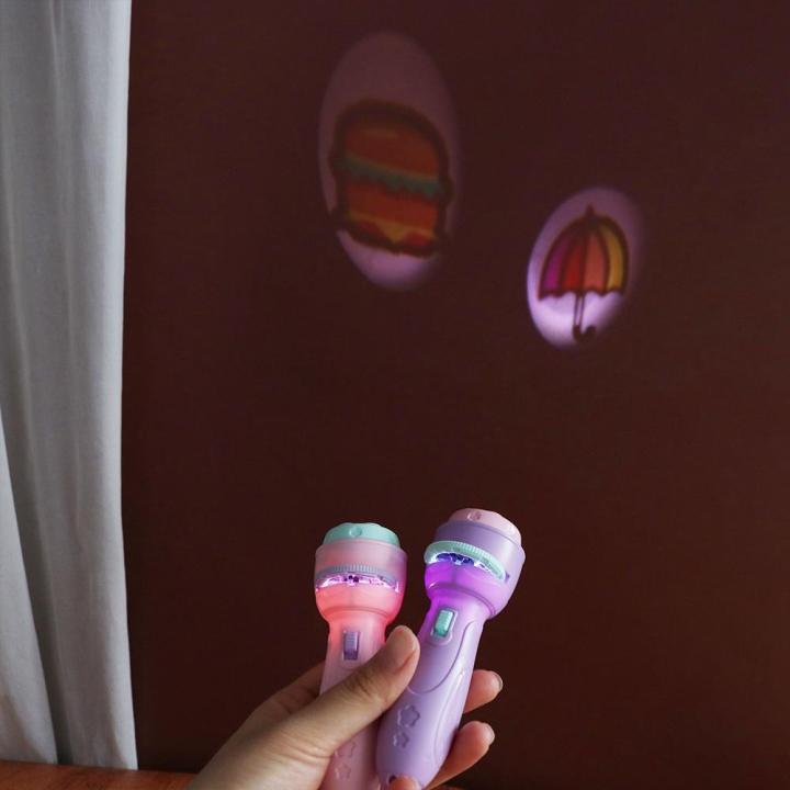 Fun Lamp Baby Projector Torch Early Educational Logical Thinking ...