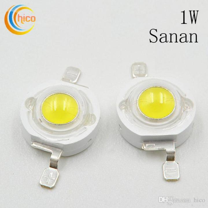 1W LED Bulbs High power 1W LED Lamp Pure White/Warm White (Pack of 10 ...