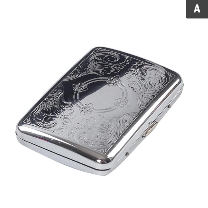 2025 New Metal Cigarette Case for Thick Cigarettes Flip Open Traveling ...