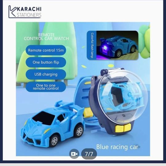 MINI USB CHARGING WRIST WATCH TOYS RC CAR SMALL CAR, GIFIT FOR BOY AND ...