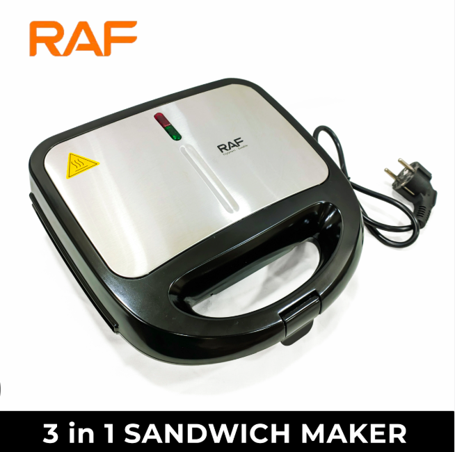RAF Electric Sandwich Maker – Non-Stick Coated Plates | Cool-Touch ...