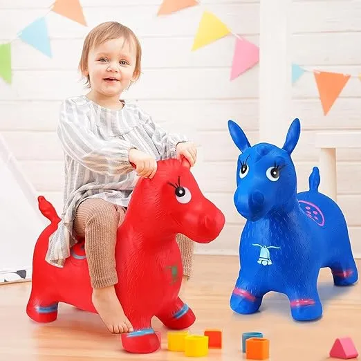 Riding Bouncing Horse with music and lights Jumping Horse for kids ...