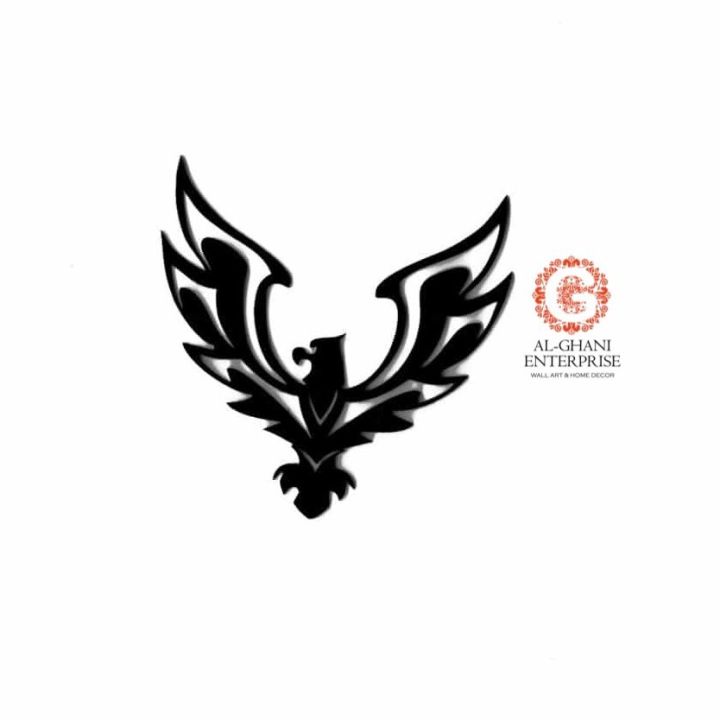 Al Ghani Enterprise SIZE: 12 Inch Height x 12 Inch Width-EAGLE CAR LOGO ...