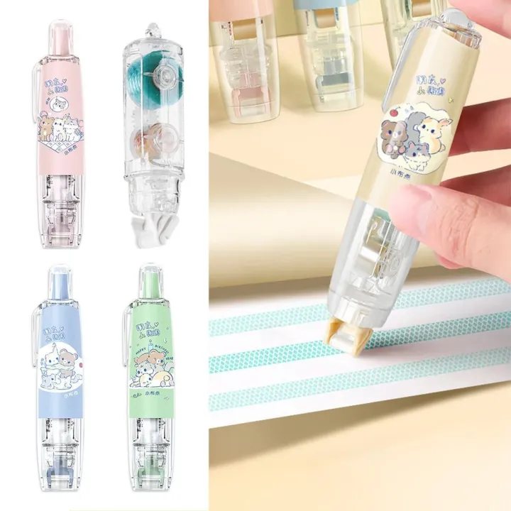 Correction Tape Cartoon Press-On Dot Glue Office Ledger Supplies ...