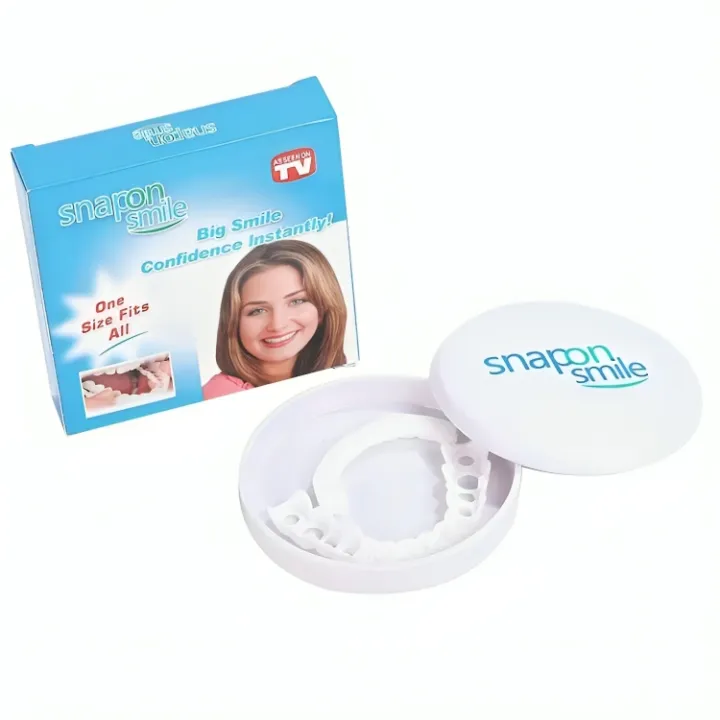 Instant Snap On Smile Veneers | Moldable Cosmetic Teeth Cover for ...