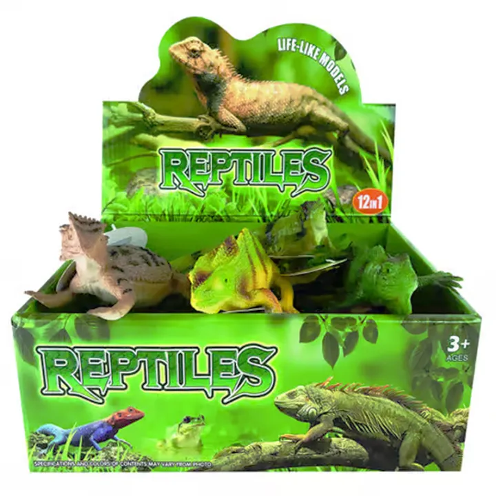 Reptile Model Toys - 1 Pcs - Realistic Lizard of Different Shapes ...