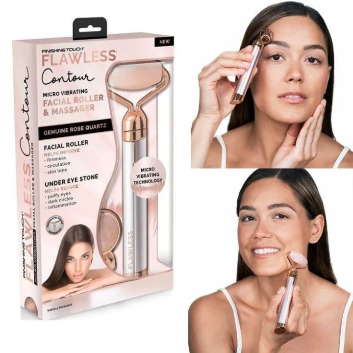 Flawless finishing touch contour facial roller & massagers flawless ...