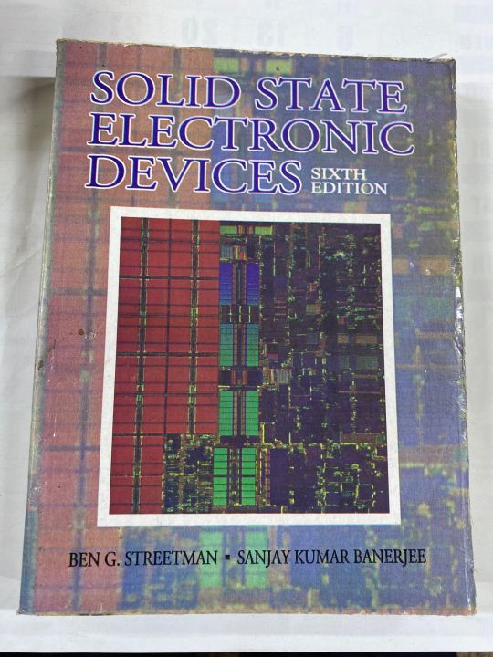 SOLID STATE ELECTRONIC DEVICES 6th EDITION STREETMAN BENERJEE | Daraz.pk