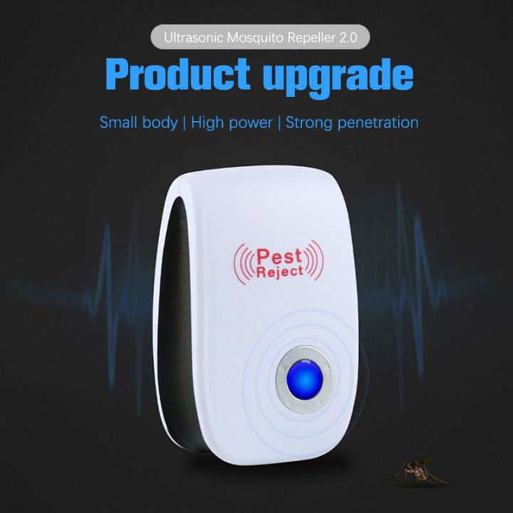 Electronic Ultrasonic Pest Reject Bug Mosquito Cockroach Mouse Killer ...