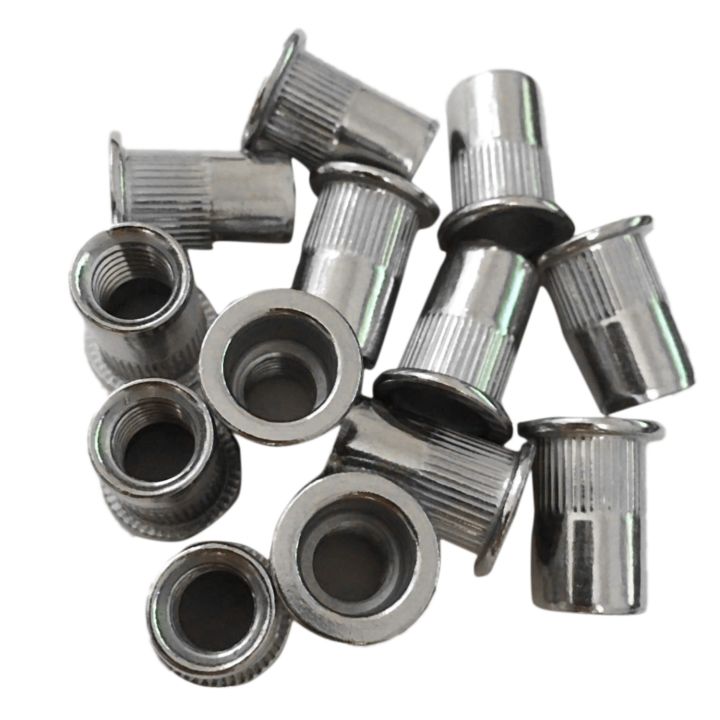 30Pcs M8 Rivet Nuts Stainless Steel Threaded Rivet Insert Nuts | Daraz.pk