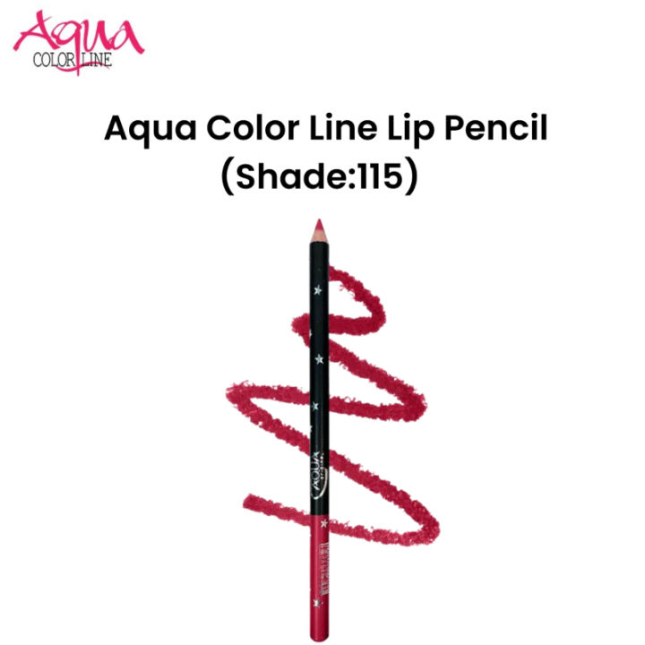 Aqua Color Line Lip Pencil (Shade:115) | Daraz.pk