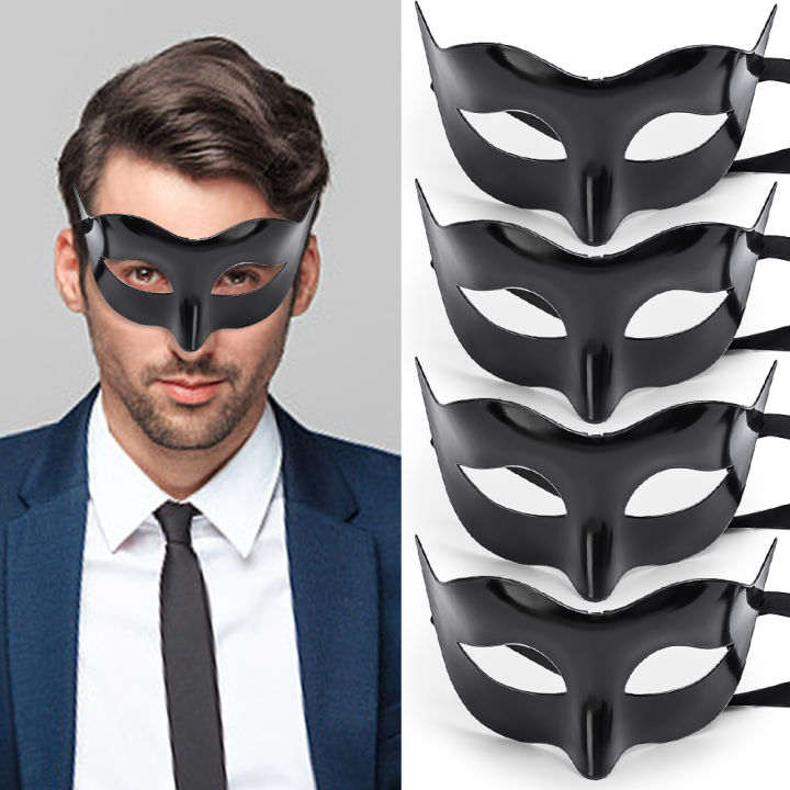Men's Half Face Mask Zorro Masquerade Adult Performance Half Face ...