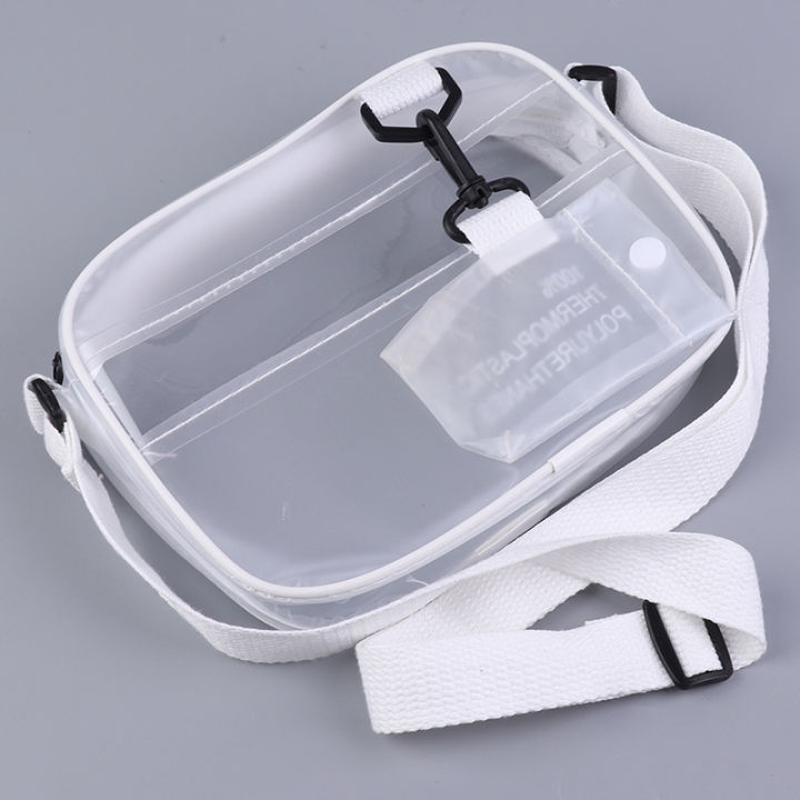 Causual PVC Transparent Frosted Woman Crossbody Bag Handbag Jelly Small ...