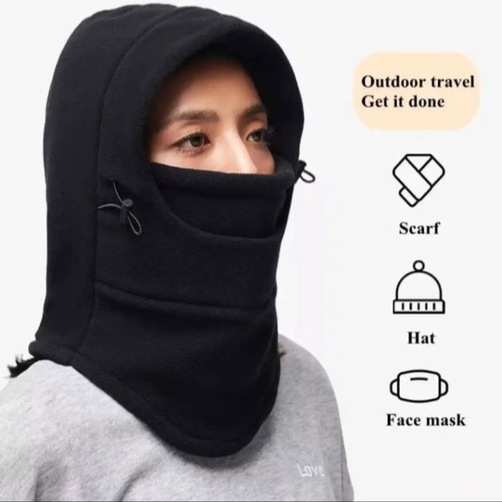 Full Face Mask Cap Neck Cover Winter Ski Hat, iClover Outdoor Unisex ...