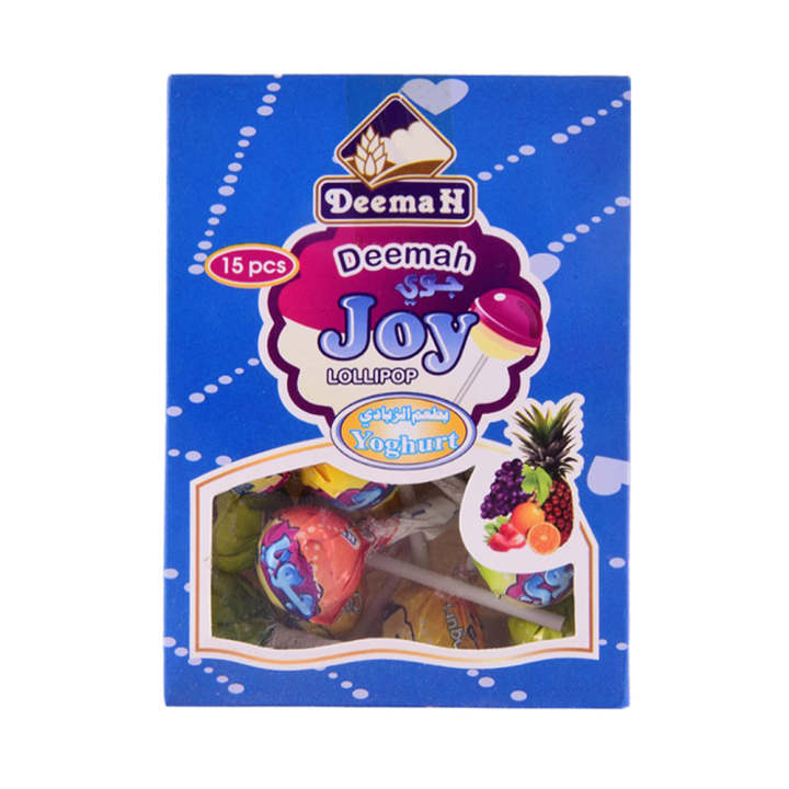 DEEMAH JOY LOLLIPOP YOGURT 15 PCS 10 GM 𝐨𝐫𝐢𝐠𝐧𝐚𝐥 | Daraz.pk