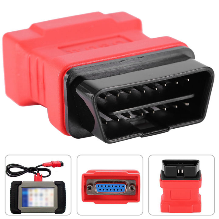 OBD II 16 Pin Adapter Connector for Autel Maxidas DS708 Scanner key ...