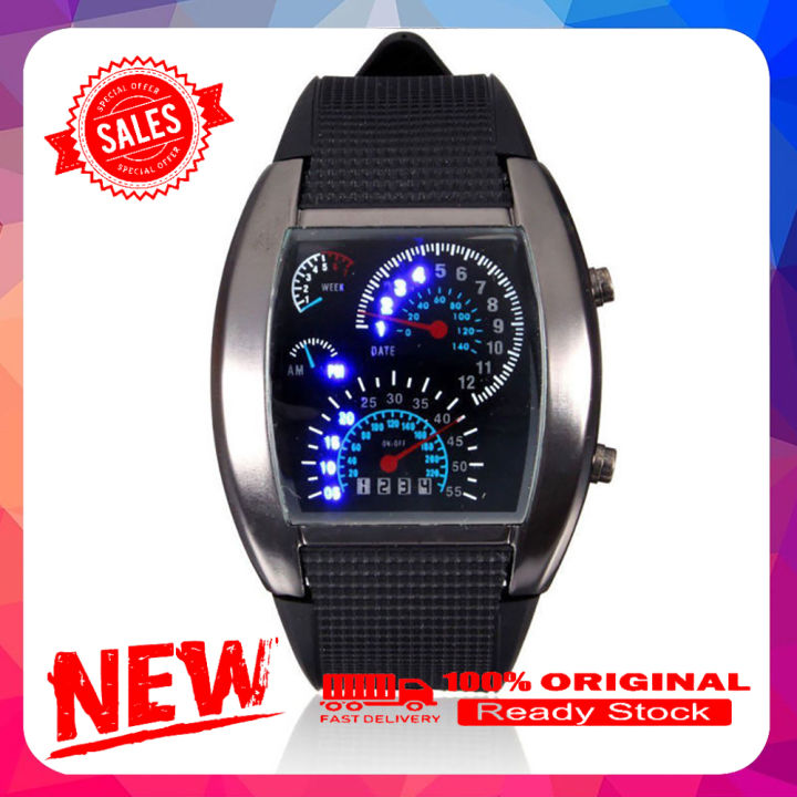 New Vit Fox Fahion Men Women LED Digital Dahboard Pattern Dial port ...
