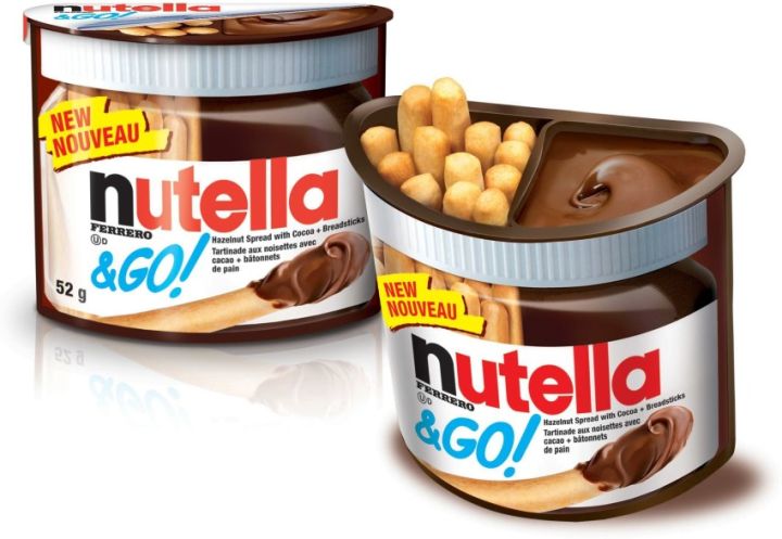 Nutella Ferrero Hazelnut Chocolate Spread With Breadsticks 52 GM 01 Pack | Daraz.pk