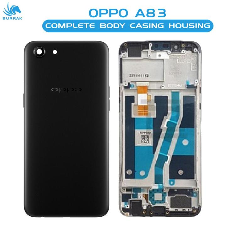 Oppo A83 Housing Middle Frame With Side Button and Camera Lens Complete ...