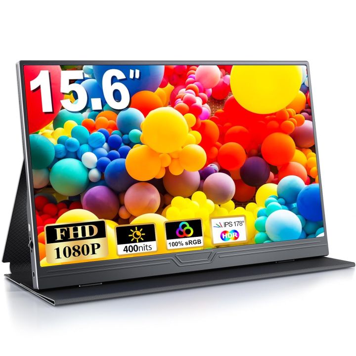 Portable Monitor 15.6 Inch - Portable Mobile Monitor FHD 1920 x 1080 ...