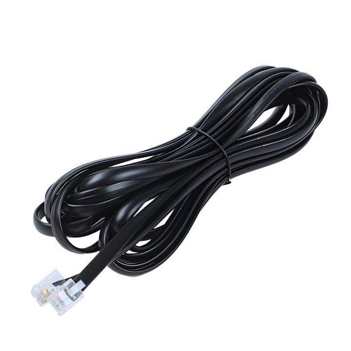 Premium Imported Black 30FT & 15FT RJ11 Landline Telephone Set ...