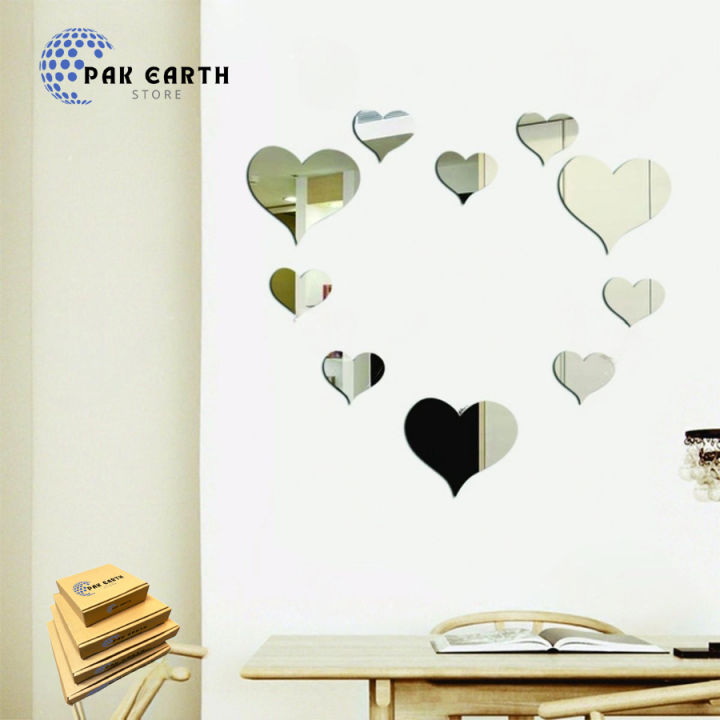 Pak Earth Store 3D Acrylic Mirror For Kids Room Wedding Decoration Wall ...