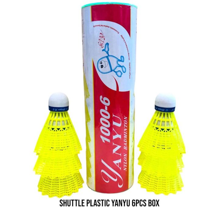 NYLON BADMINTON SHUTTLE PLASTIC YANYU 1PCS | Daraz.pk
