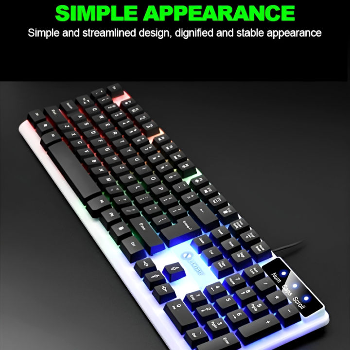 TX35 Limeide RGB Suspension Backlit Lightweight Luminous Wired Gaming ...